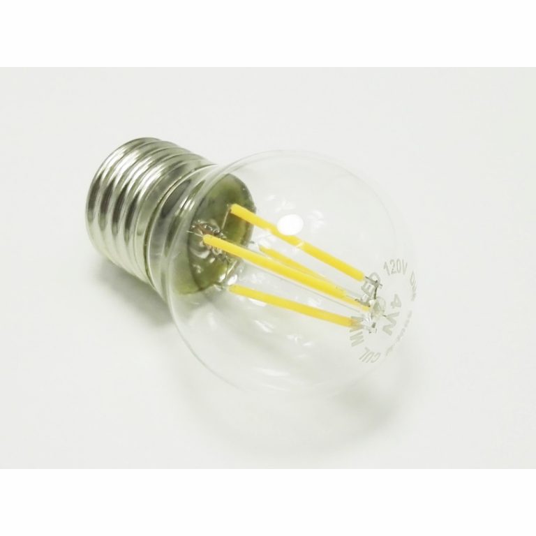 G45 Clear LED Bulb – 4W – Dimmable – 2700K - CSI LED & Hardware